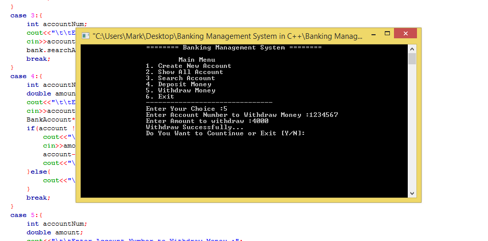 Banking Management System In C With Source Code Sourcecodester